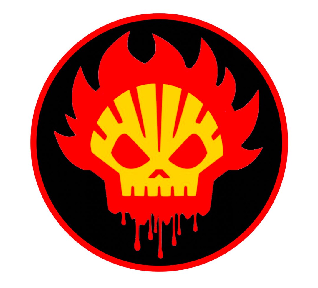 Shell "hell" - Evil Shell Oil 4" Weatherproof Sticker - Etsy