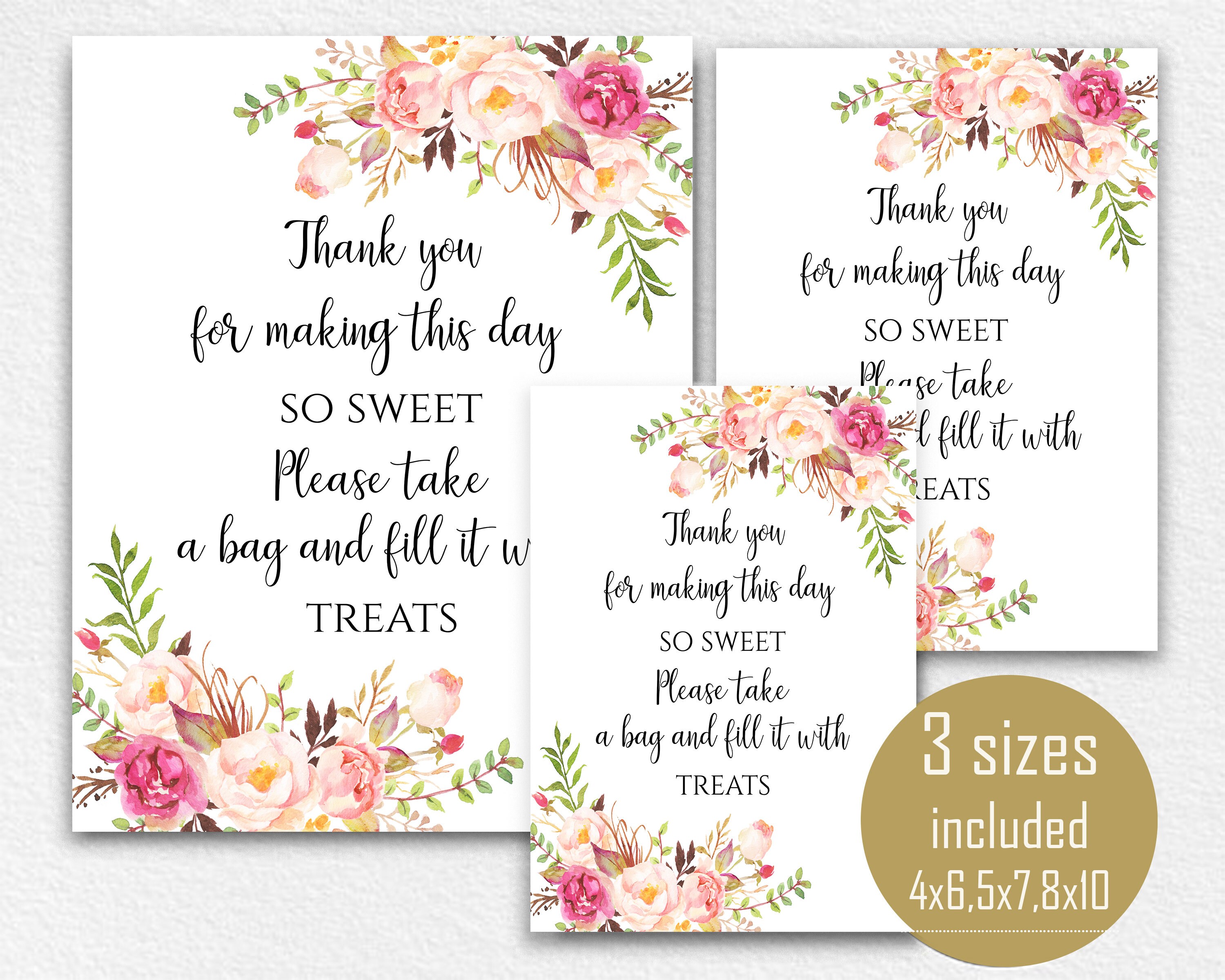Candy Buffet Sign Printable Candy Bar Sign Sweets Table Candy - Etsy UK
