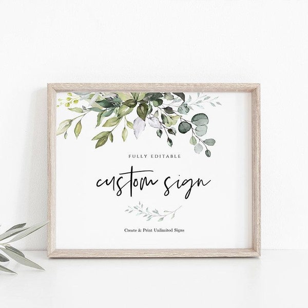 8x10 Printable Sign - Etsy