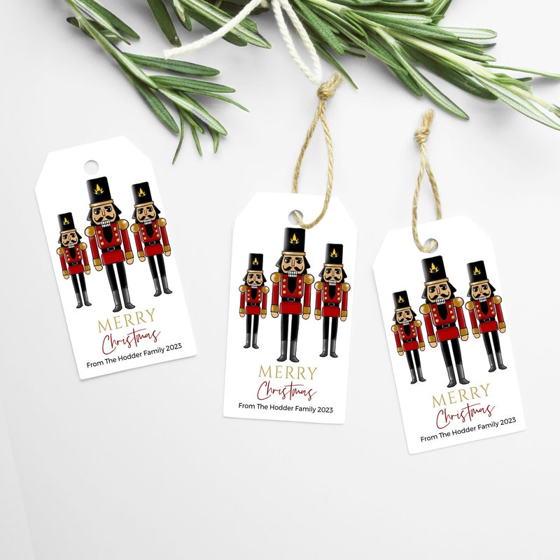 Christmas Tags Printable - Etsy