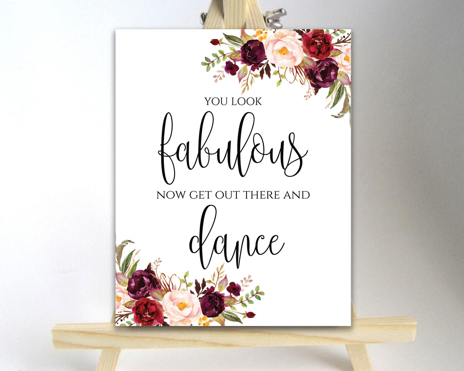 Printable Wedding Bathroom Sign Wedding Dance Sign Reception | Etsy