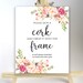 Please Sign A Cork Wedding Cork Sign Alternative Guest Book Ideas Sign ...