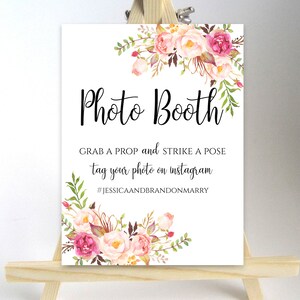 Photo Booth Sign Internet Sign Hashtag Sign Photobooth Printable ...