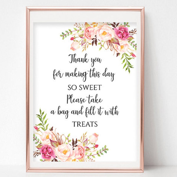 Candy Buffet Sign - Etsy