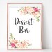 Party Dessert Table Sign Dessert Bar Sign Wedding Dessert Table Wedding ...