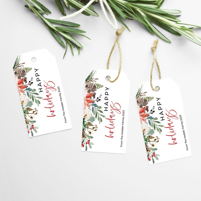 Happy Holidays Gift Tag - 60+ Gift Ideas for 2025