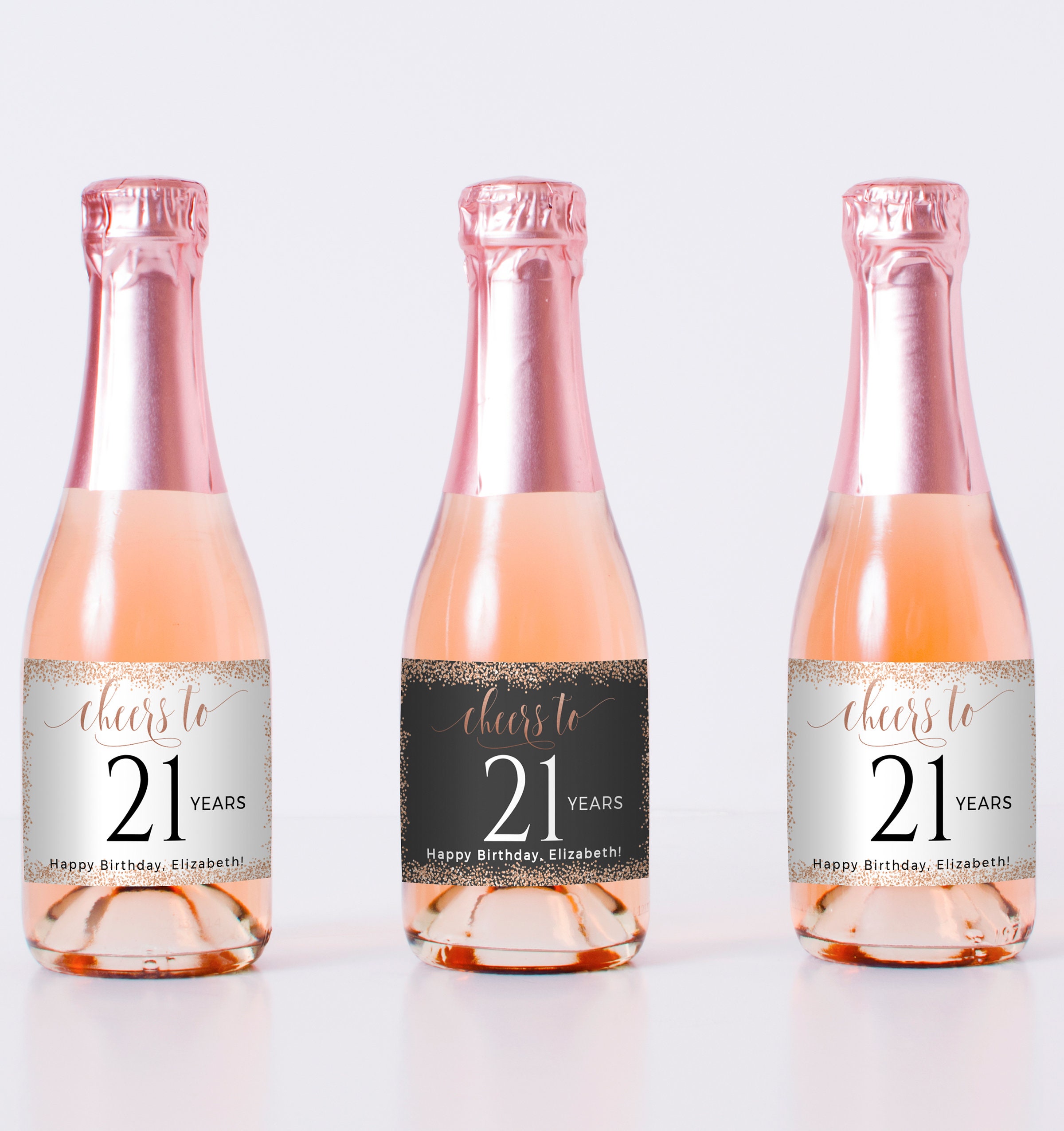 Stickers, Labels & Tags Paper & Party Supplies Custom 21st Birthday ...