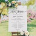 Wedding Welcome Program DIY Wedding Program Poster Wedding - Etsy
