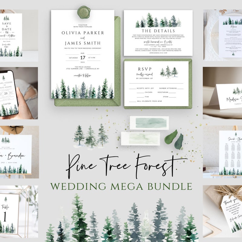Forest Wedding - Etsy