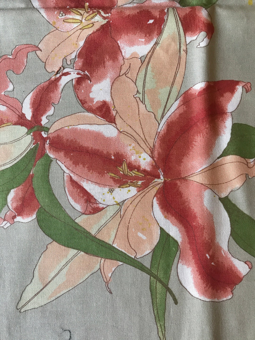 Swaffer's/screen Printed Cotton Fabric/ Lilia Design - Etsy