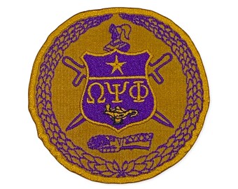 Omega Psi Phi Sew on Crest Patch - Etsy