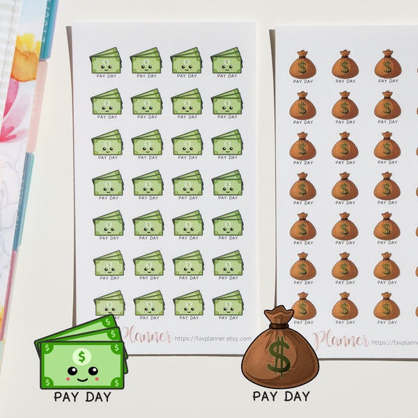 Money Planner Stickers - Etsy