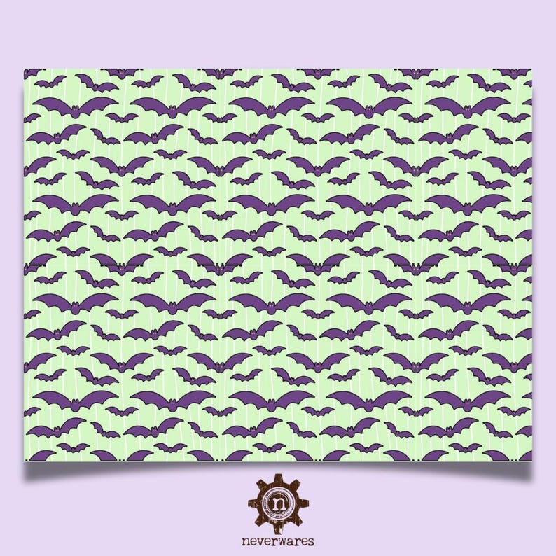 Pastel Goth Halloween Scrapbook Paper Pack Digital Download Printable ...