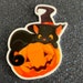 5pc Cute Black Cat, Jack-o-lantern Planar Flatback, Resin Cabochon, Bow ...