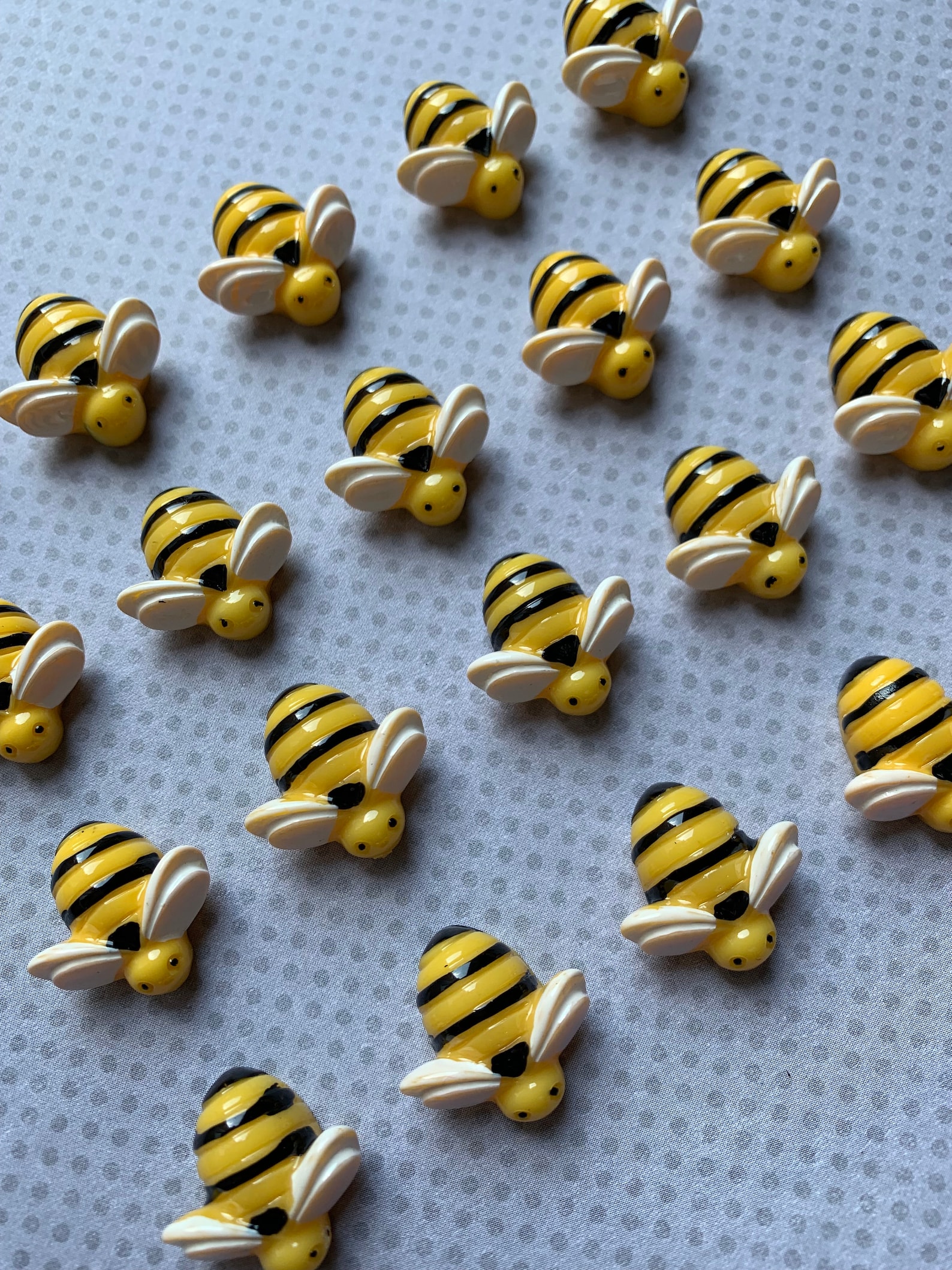 15pc. Miniature Baby Bumble Bees 3D Resin Cabochon Flatback | Etsy