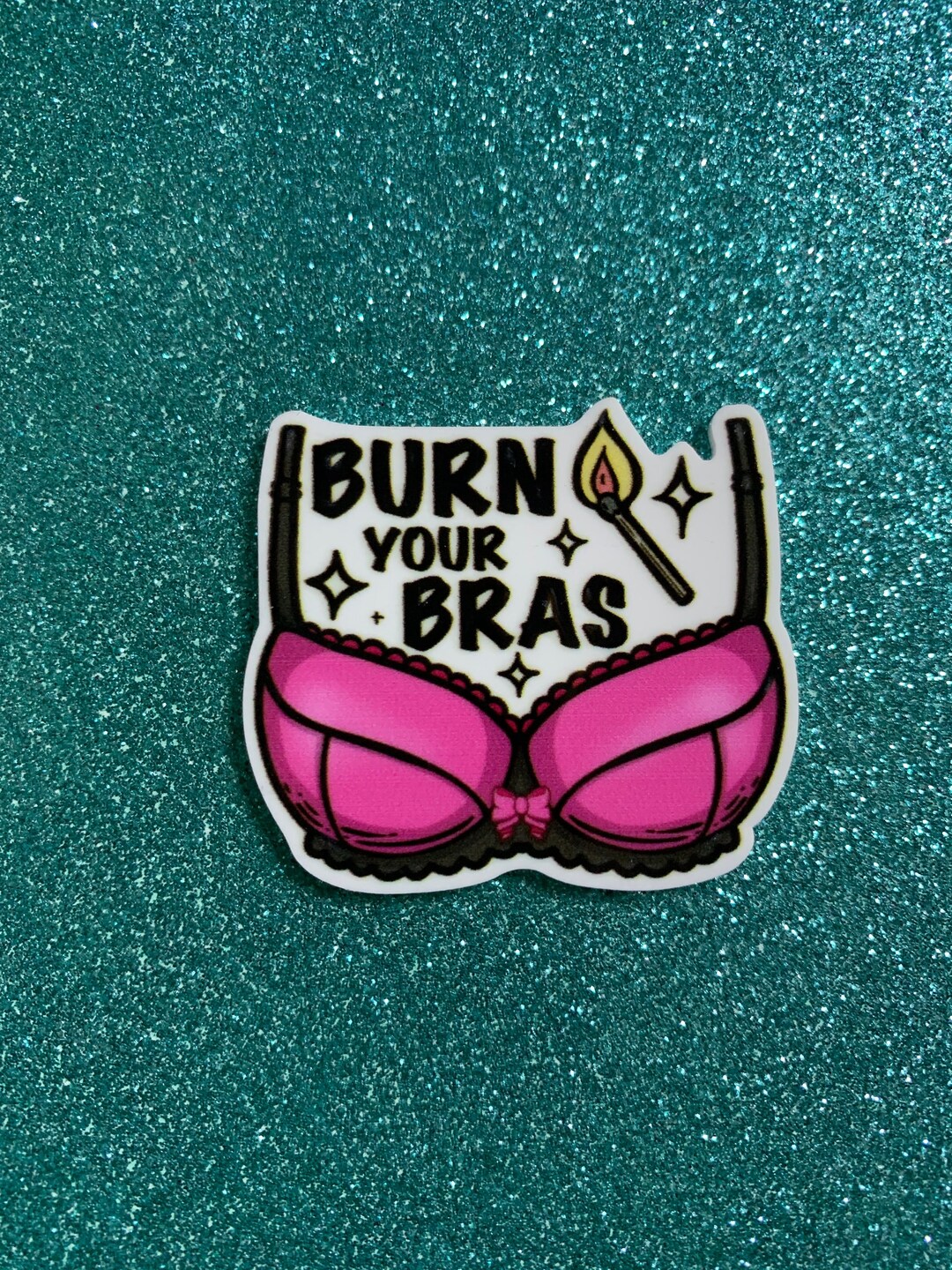 5pc Burn Your Bras, Powerful Woman, Feminist Empowerment, Spooky Cute ...