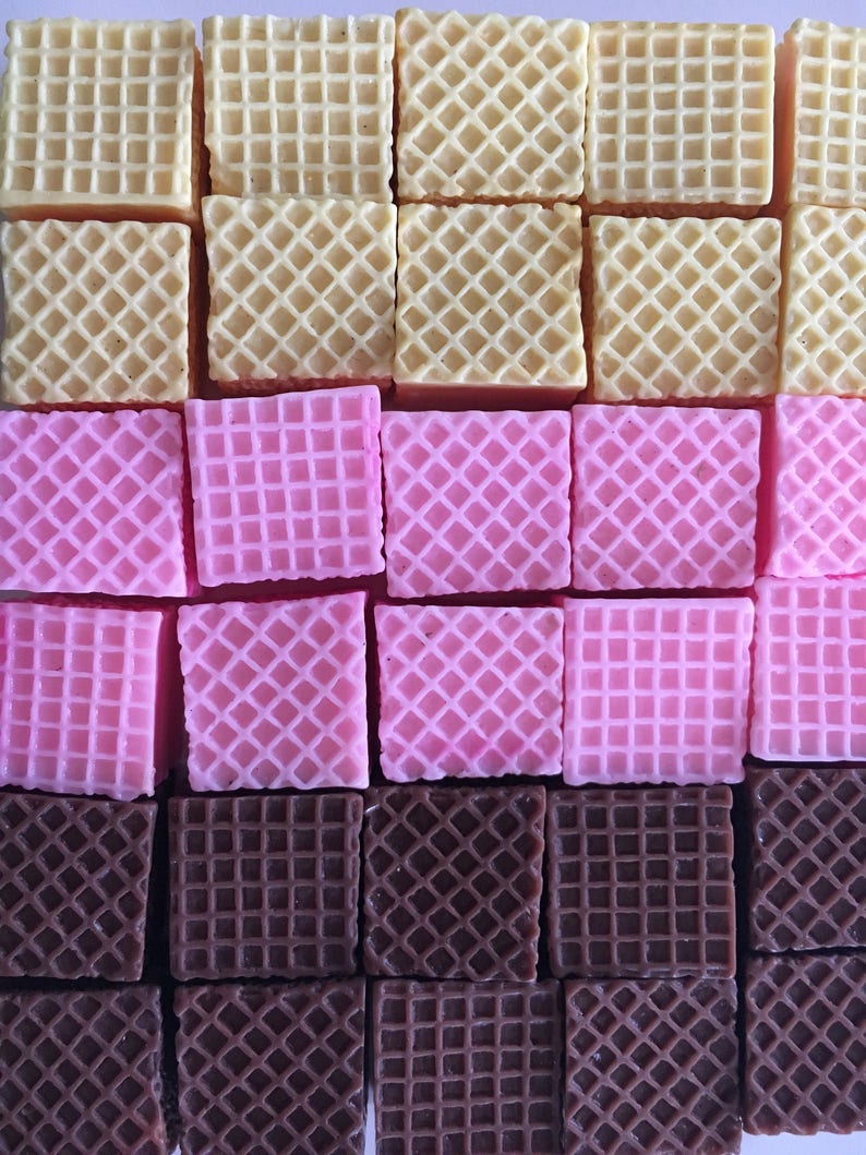 15pc. Neapolitan Wafer Cookie, Resin Kawaii Flatbacks, Cabochon ...
