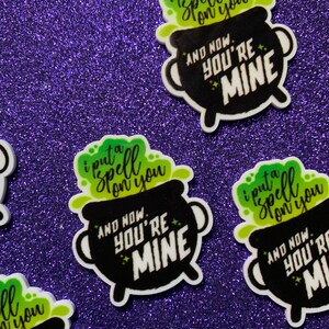 5pc I Put a Spell on You! Witch Cauldron, Resin Planar Flatback ...