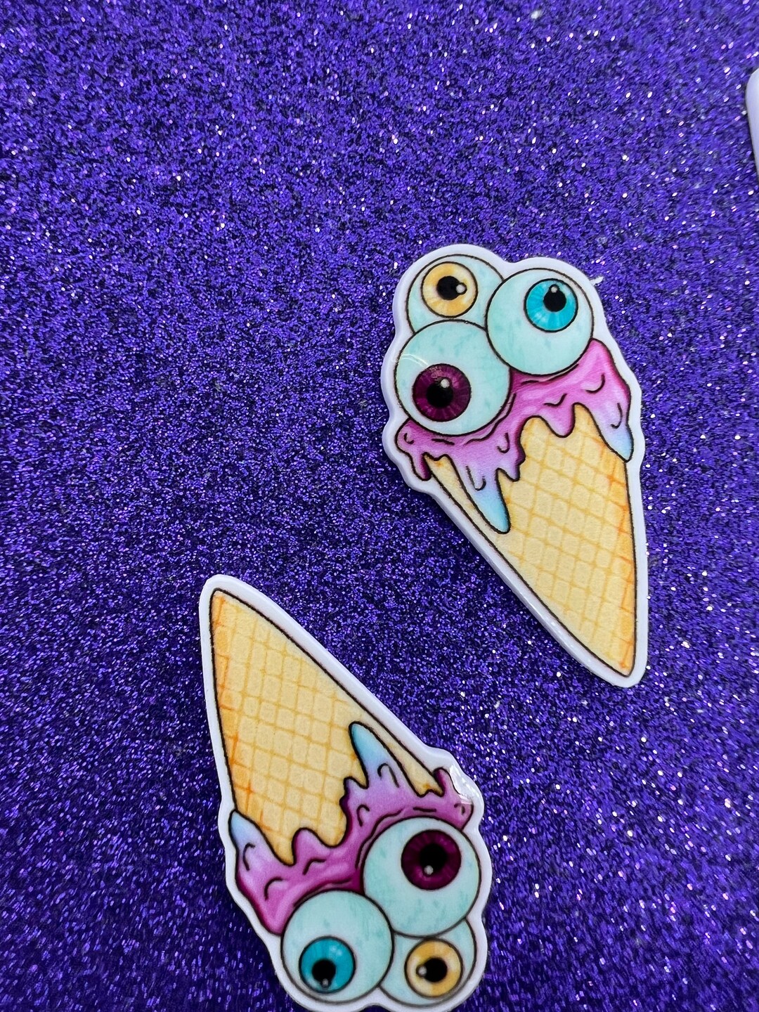5pc Eyeball Ice Cream, Coffee, Pastel Goth, Spooky Food, Skull ...
