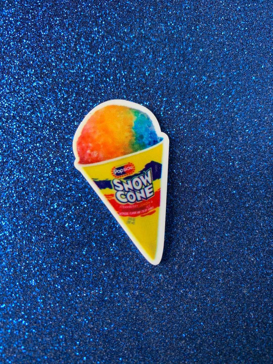 5pc. Rainbow Snow Cone, Ice Cream Sunday, Planar Resin, Flatback ...
