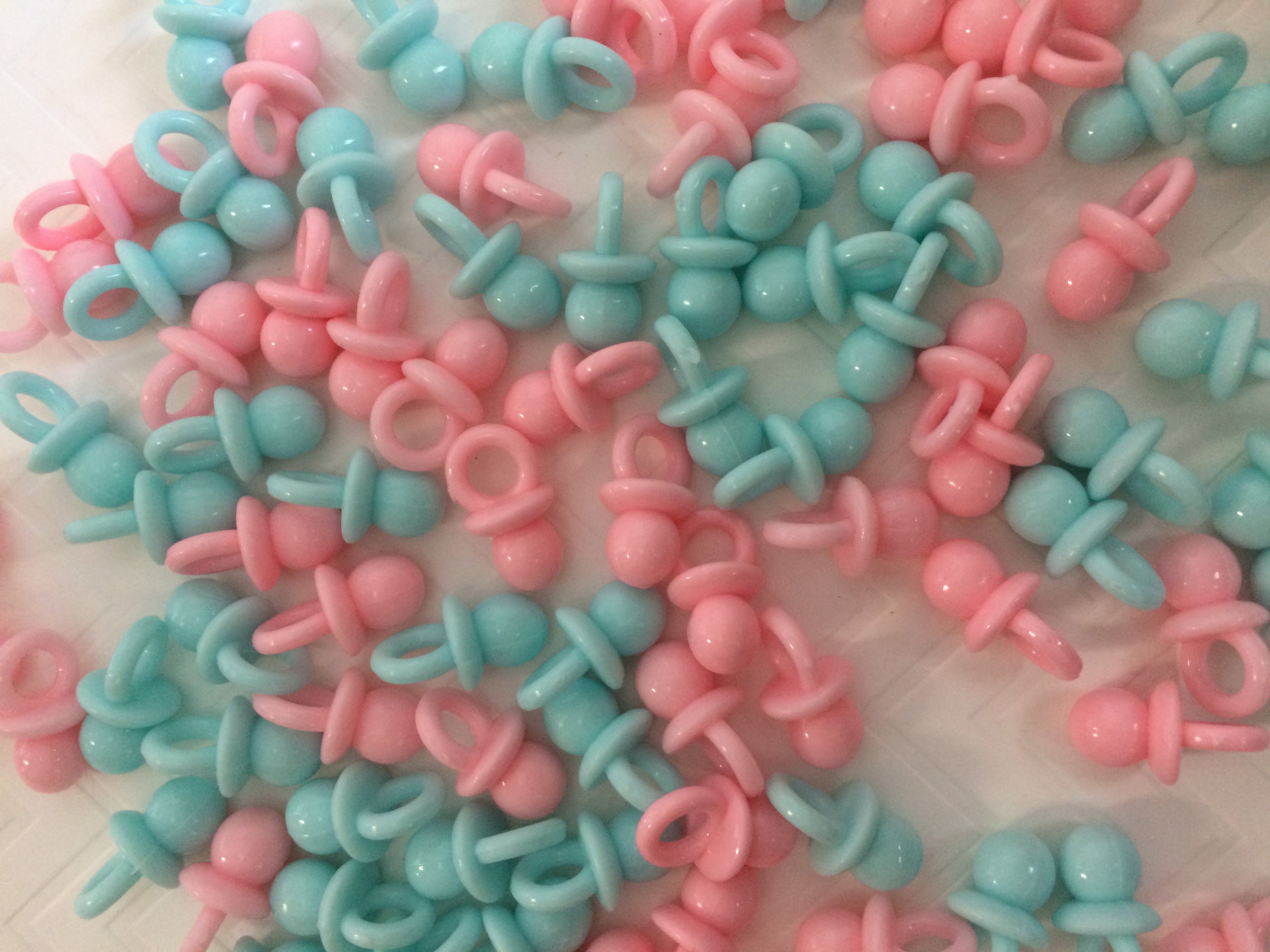 16pc. Pink and Blue Baby Pacifiers Resin Cabochon Charm - Etsy