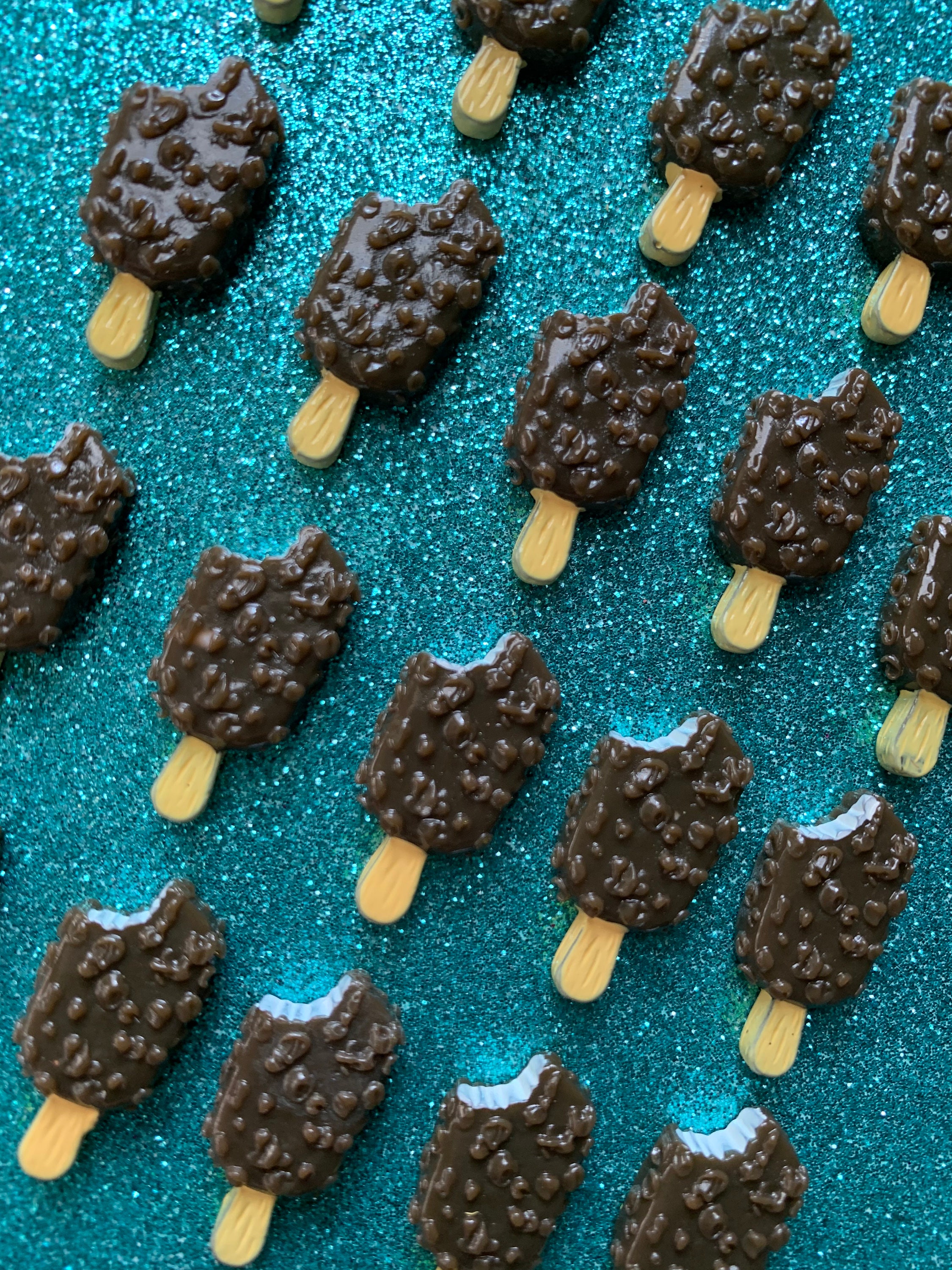 15pc. Micro Miniature Chocolate Ice Cream Cabochon Resin | Etsy