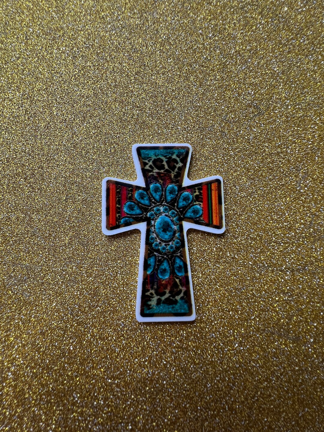 5pc. Walk by Faith, Cheetah Cross, Love, Pray, Church, Church Girl ...