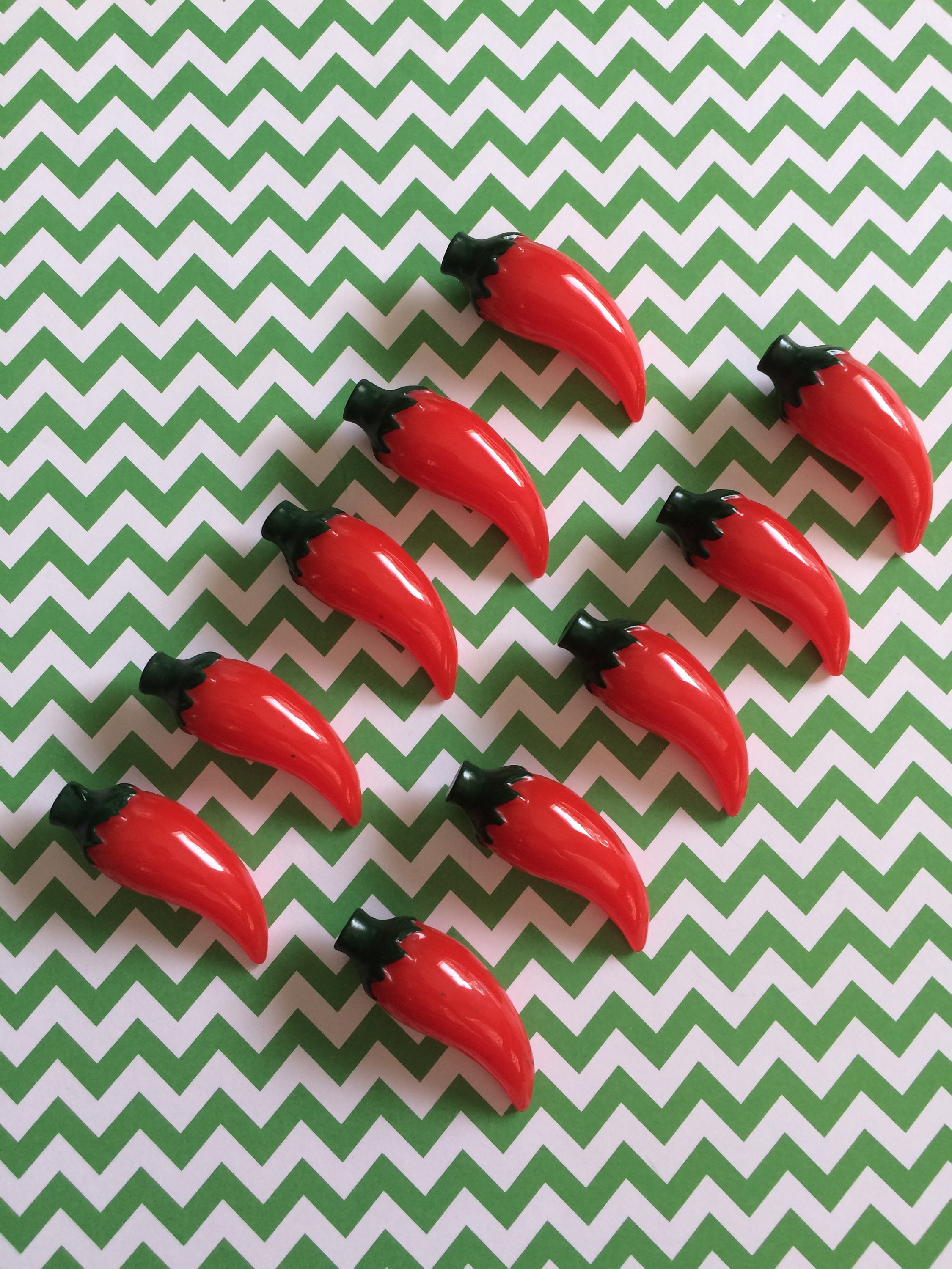 12pc Red Hot Chili Peppers Huge 3D Resin Cabochon - Etsy