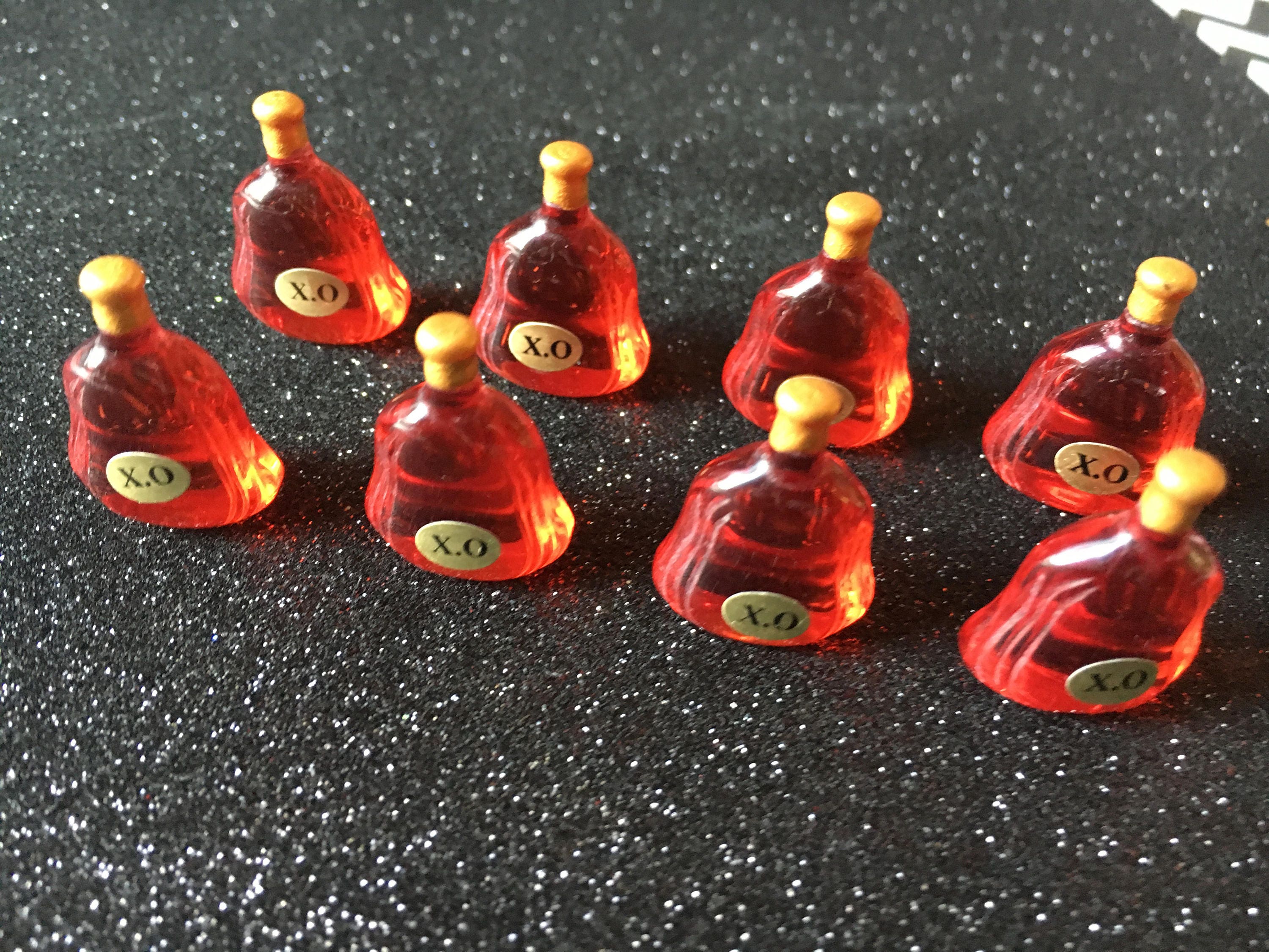 6pc. Miniature Brandy Bottle Resin Cabochon Liquor Charm - Etsy