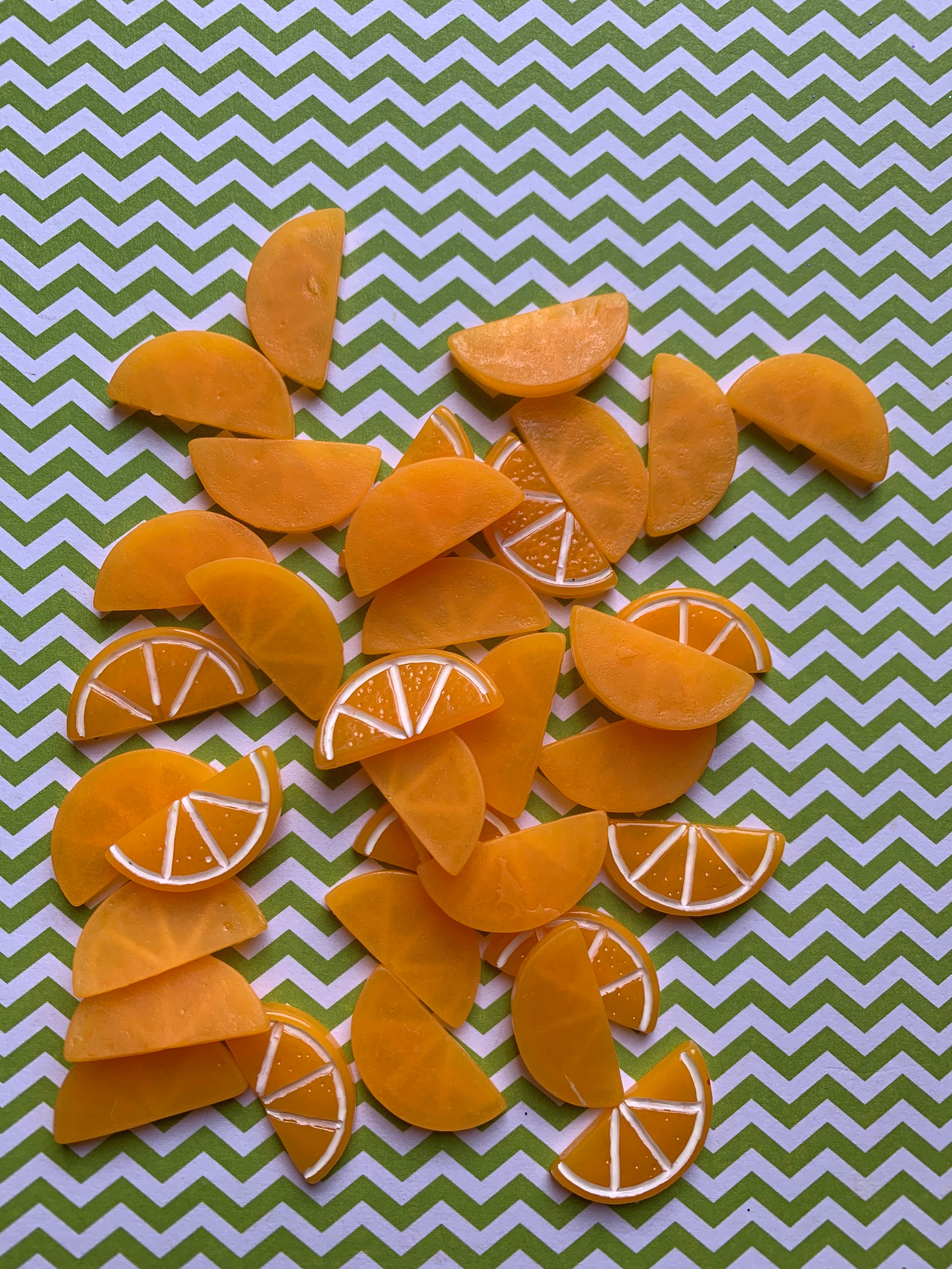 15pc Micro Miniature Orange You Glad to See Me Orange Slice | Etsy