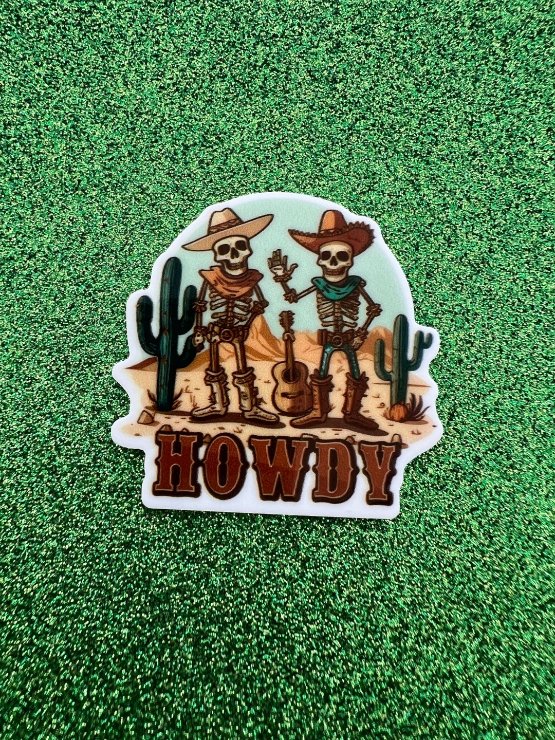 5pc. Howdy Western Skeletons, Skull, Planar Flatback, Resin Cabochon ...