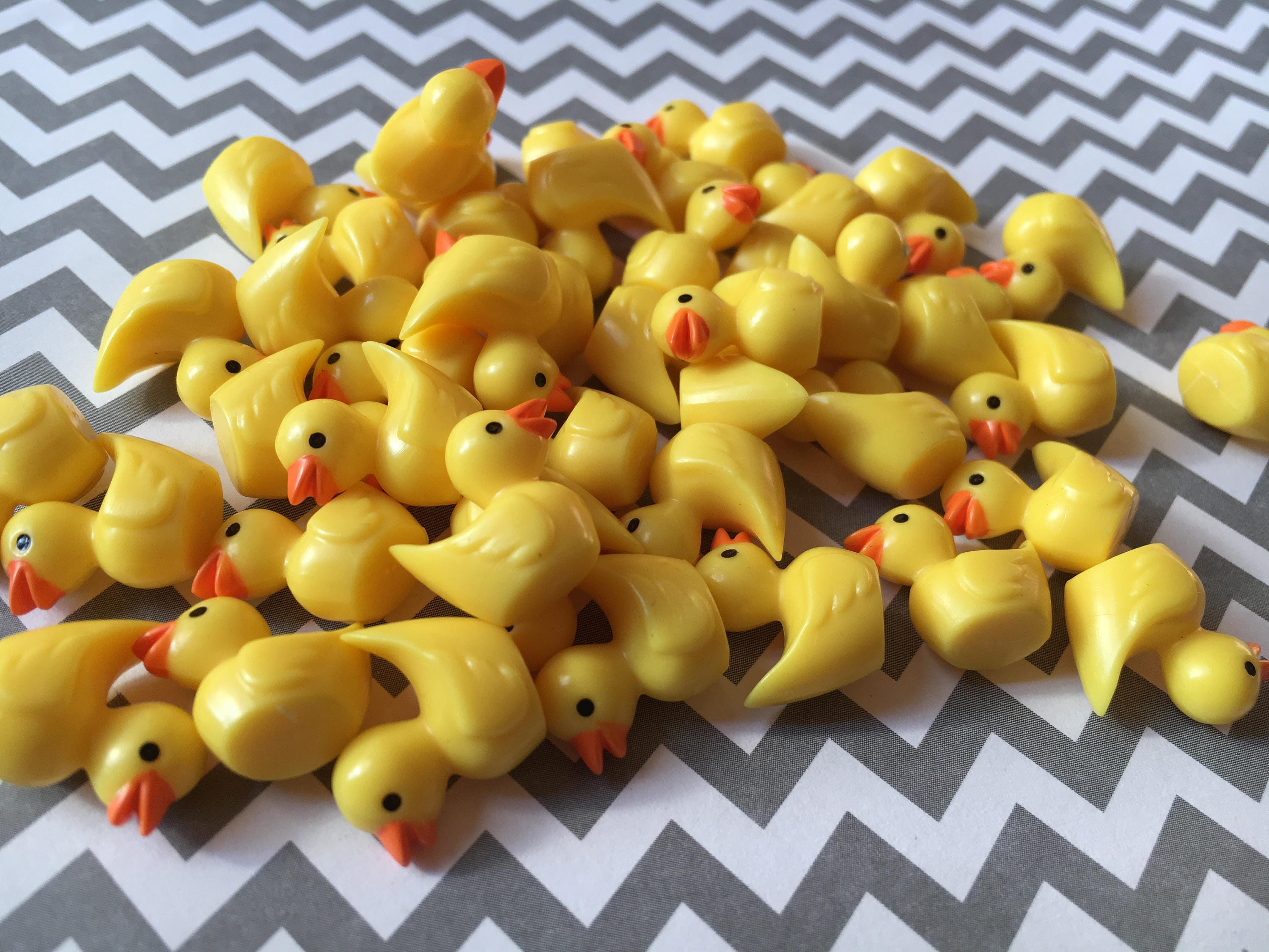 20pc. Yellow Rubber Duck Resin Cabochon - Etsy