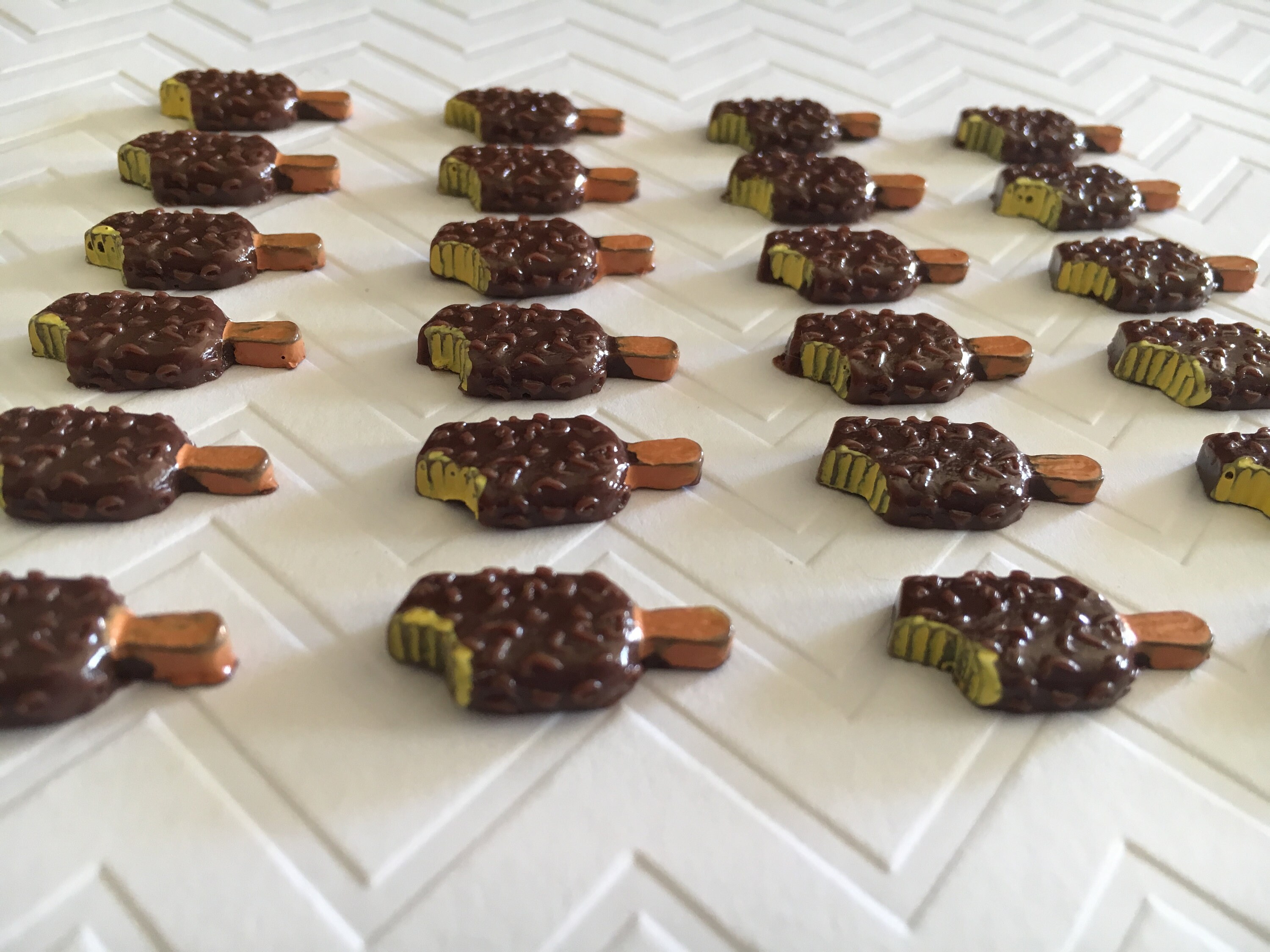 15pc. Micro Miniature Chocolate Ice Cream Cabochon Resin | Etsy