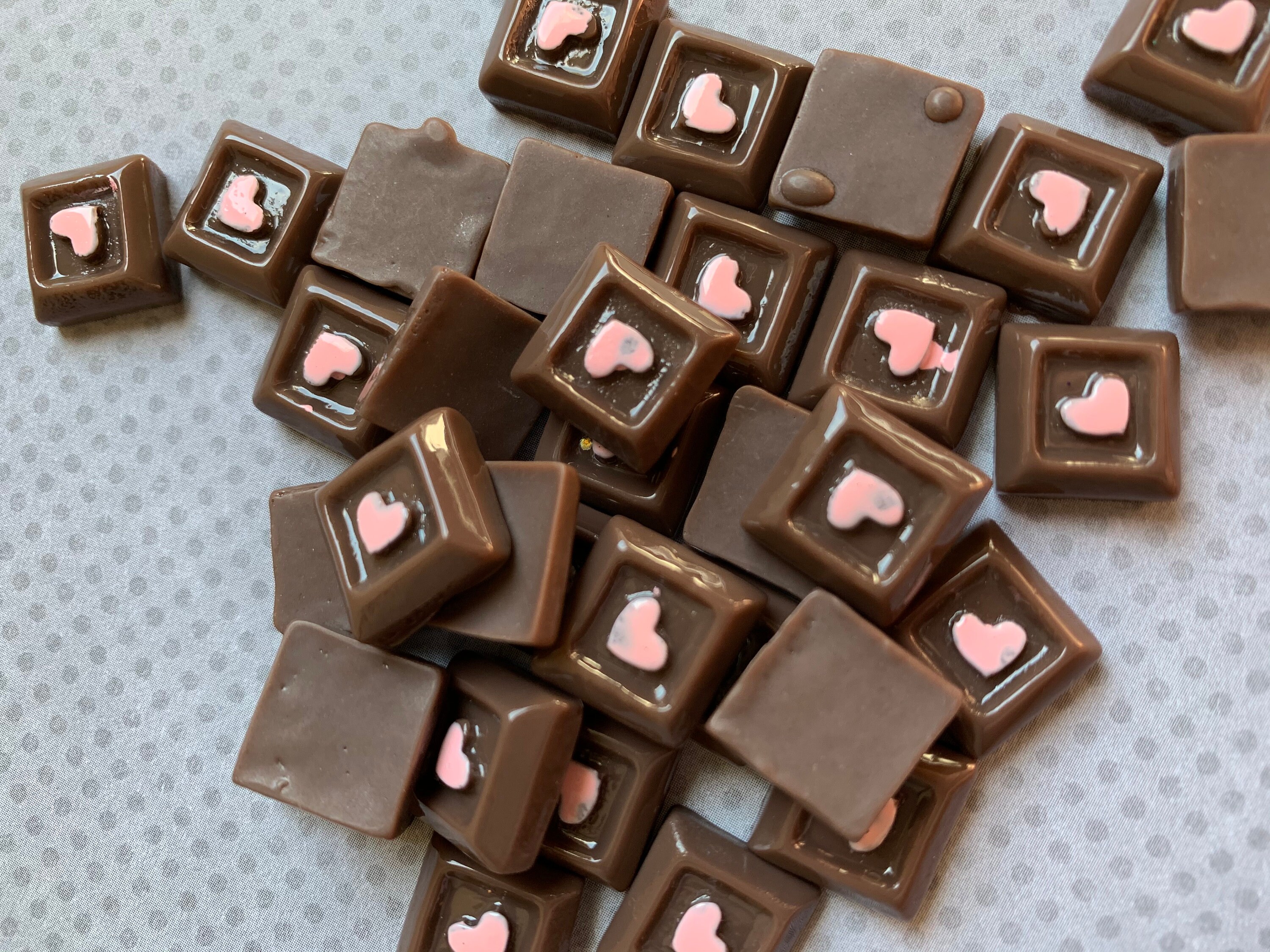 18pc. Micro Miniature Chocolate Squares Cabochon Charms | Etsy