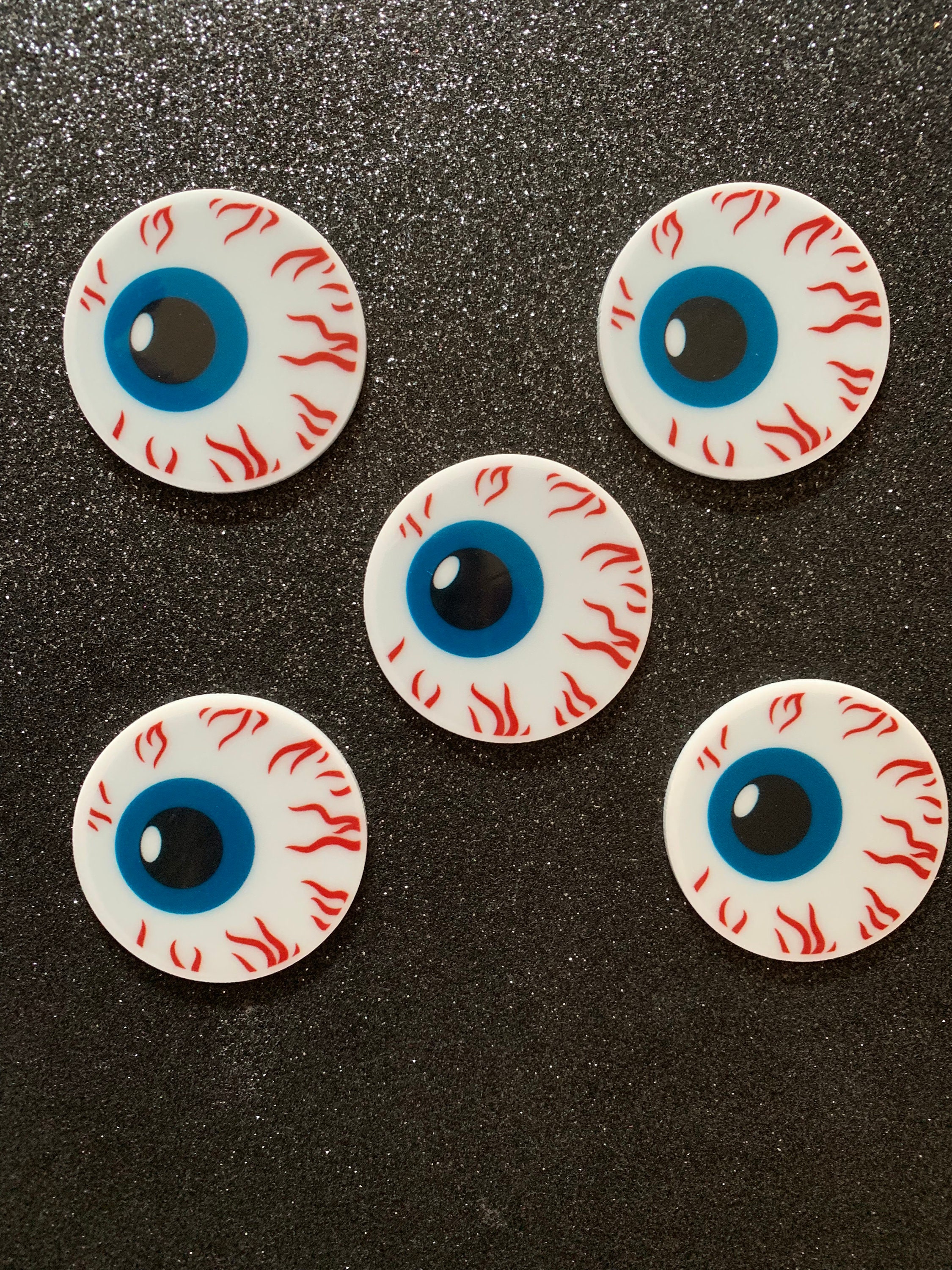 5pc. Eyeball Resin Planar Flatback Cabochon Bow Center | Etsy
