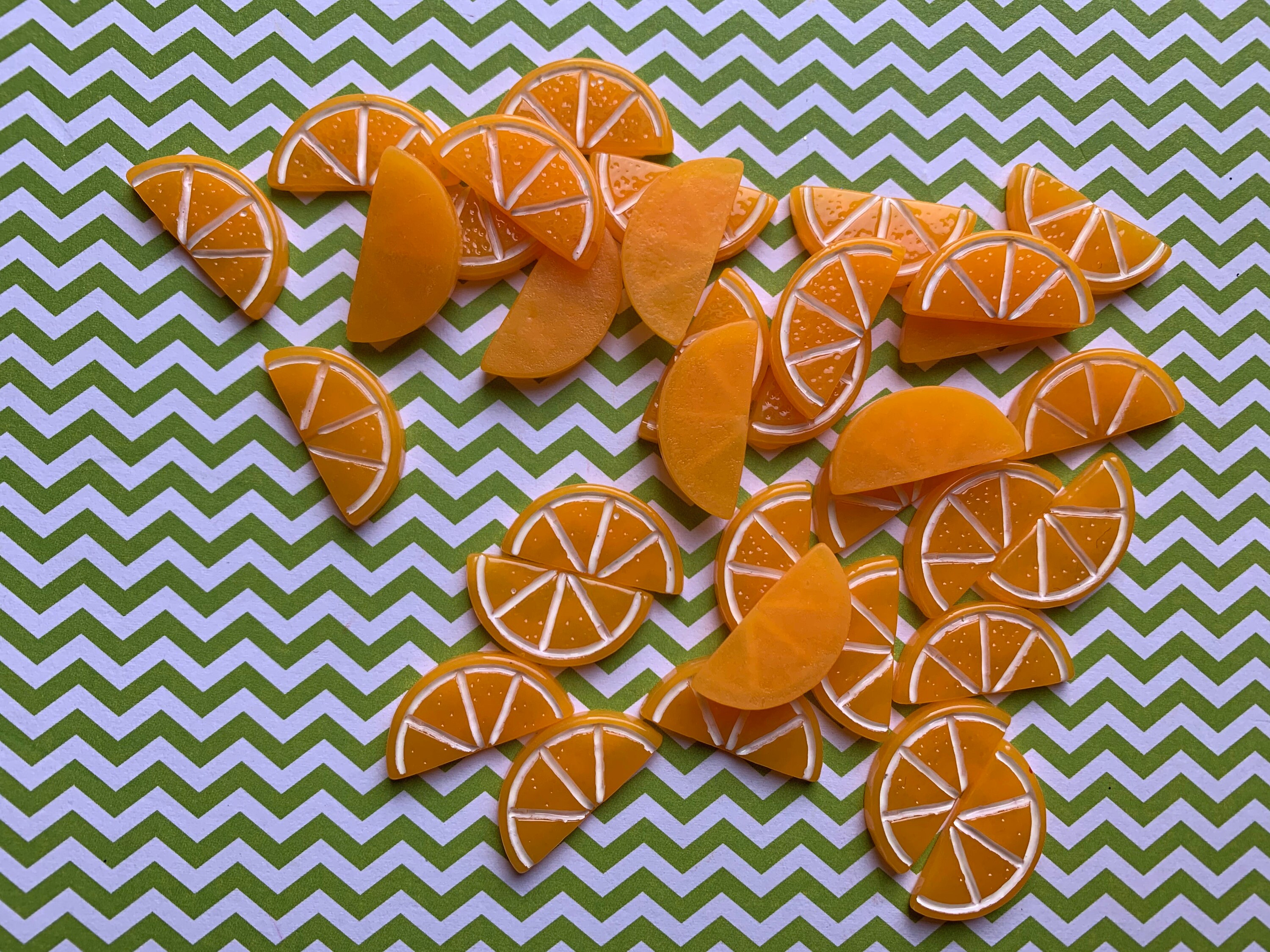 15pc Micro Miniature Orange You Glad to See Me Orange Slice | Etsy