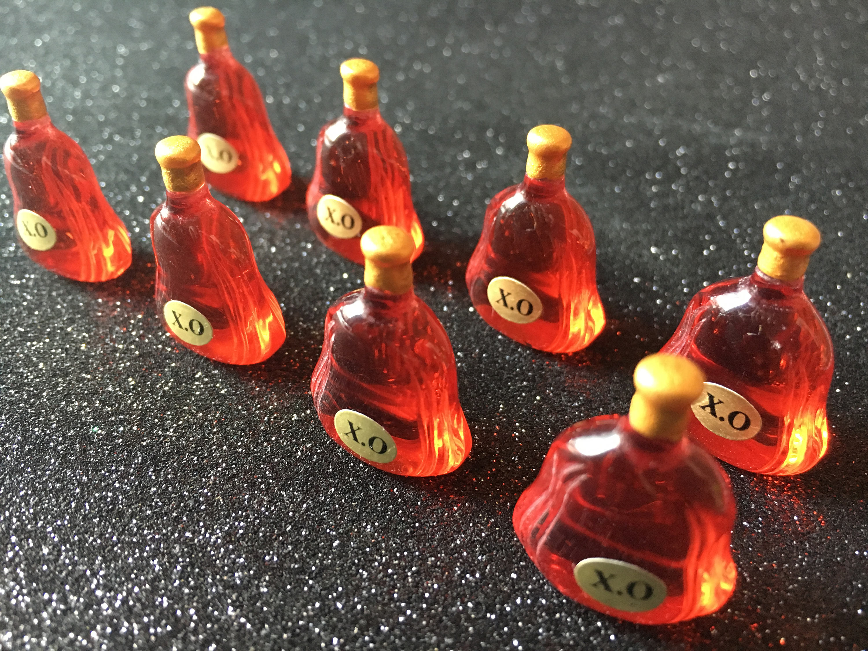 6pc. Miniature Brandy Bottle Resin Cabochon Liquor Charm - Etsy