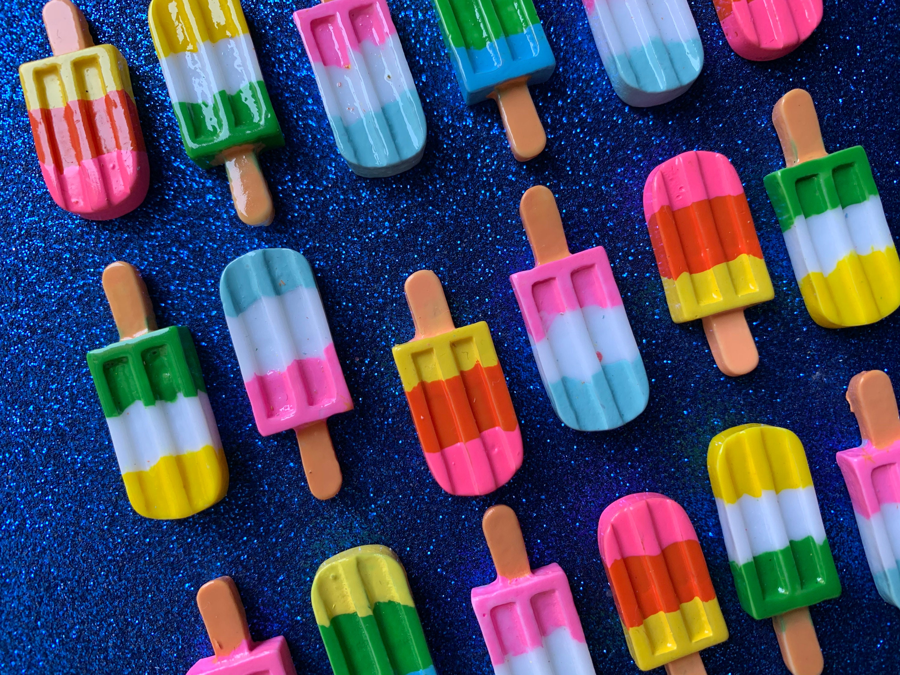 12pc. Micro Miniature Ice Cream Popsicle Resin Flatback | Etsy