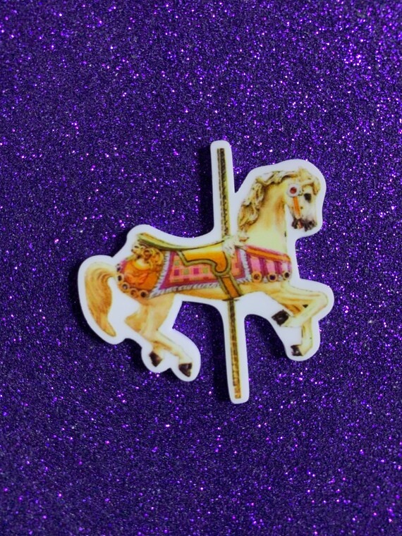 5pc Vintage Circus Carousel Planar Resin Flatback Bow | Etsy