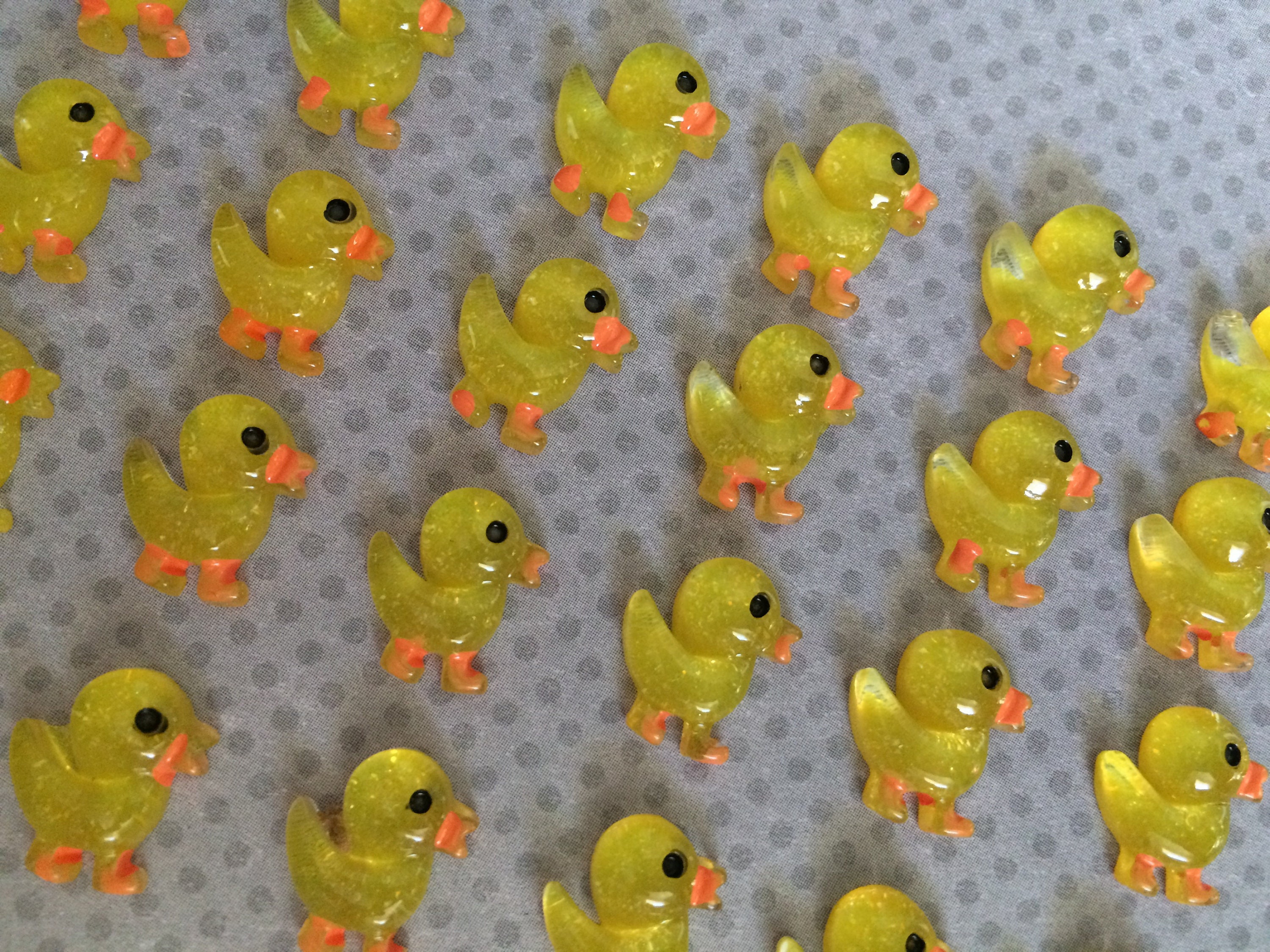 20pc. Miniature Yellow Rubber Duck, Resin Cabochon, Flatback - Etsy ...