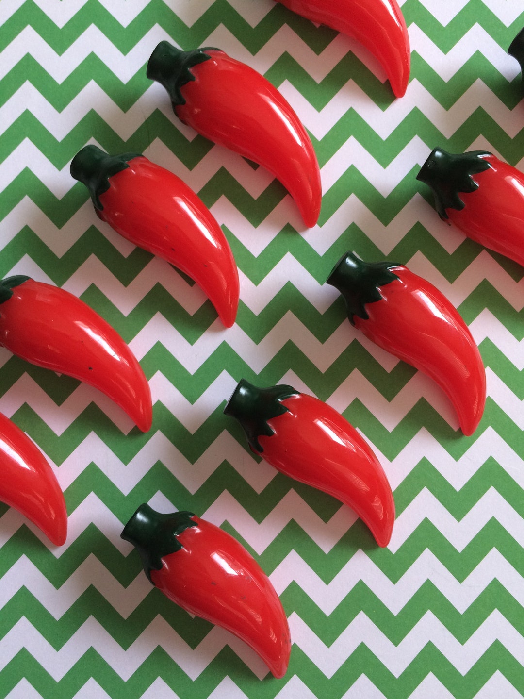 12pc Red Hot Chili Peppers!, Huge 3D Resin Cabochon - Etsy
