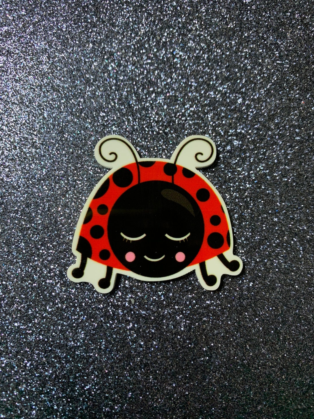 5pc. Don't Bug the Ladybug, Ladybug Hugs, Lady Bug, Planar Resin ...