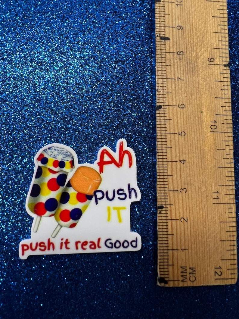 5pc. Push It Real Good, Orange Ice Cream, Planar, Resin, Flatback ...