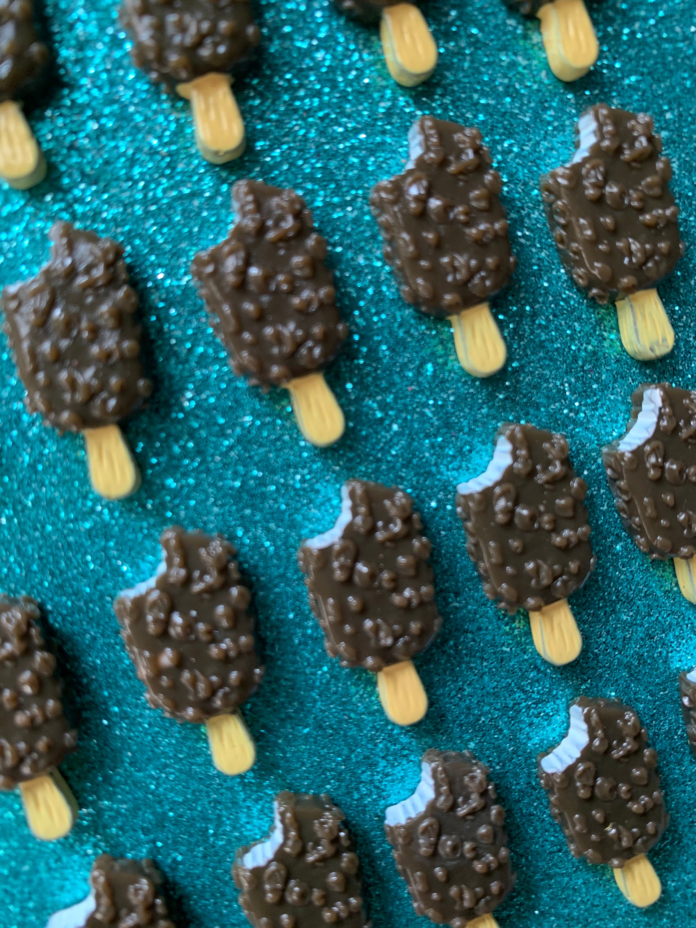 15pc. Micro Miniature Chocolate Ice Cream Cabochon Resin | Etsy