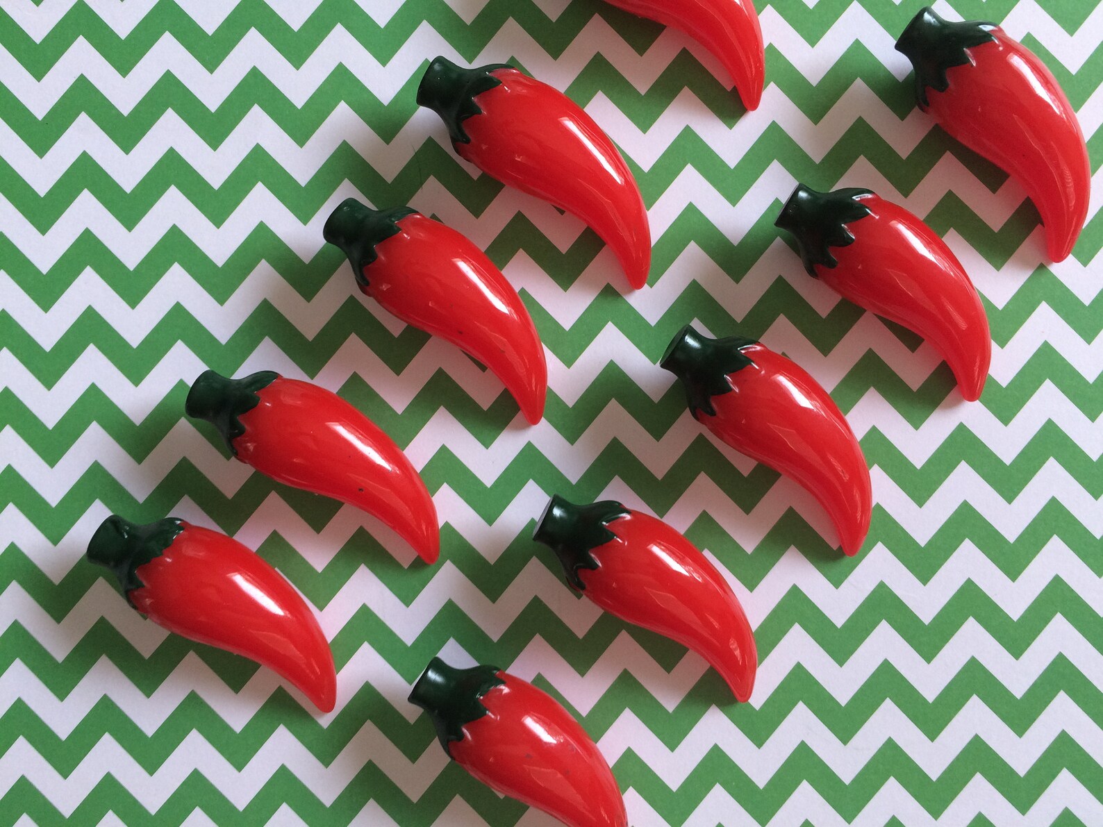 12pc Red Hot Chili Peppers!, Huge 3D Resin Cabochon - Etsy