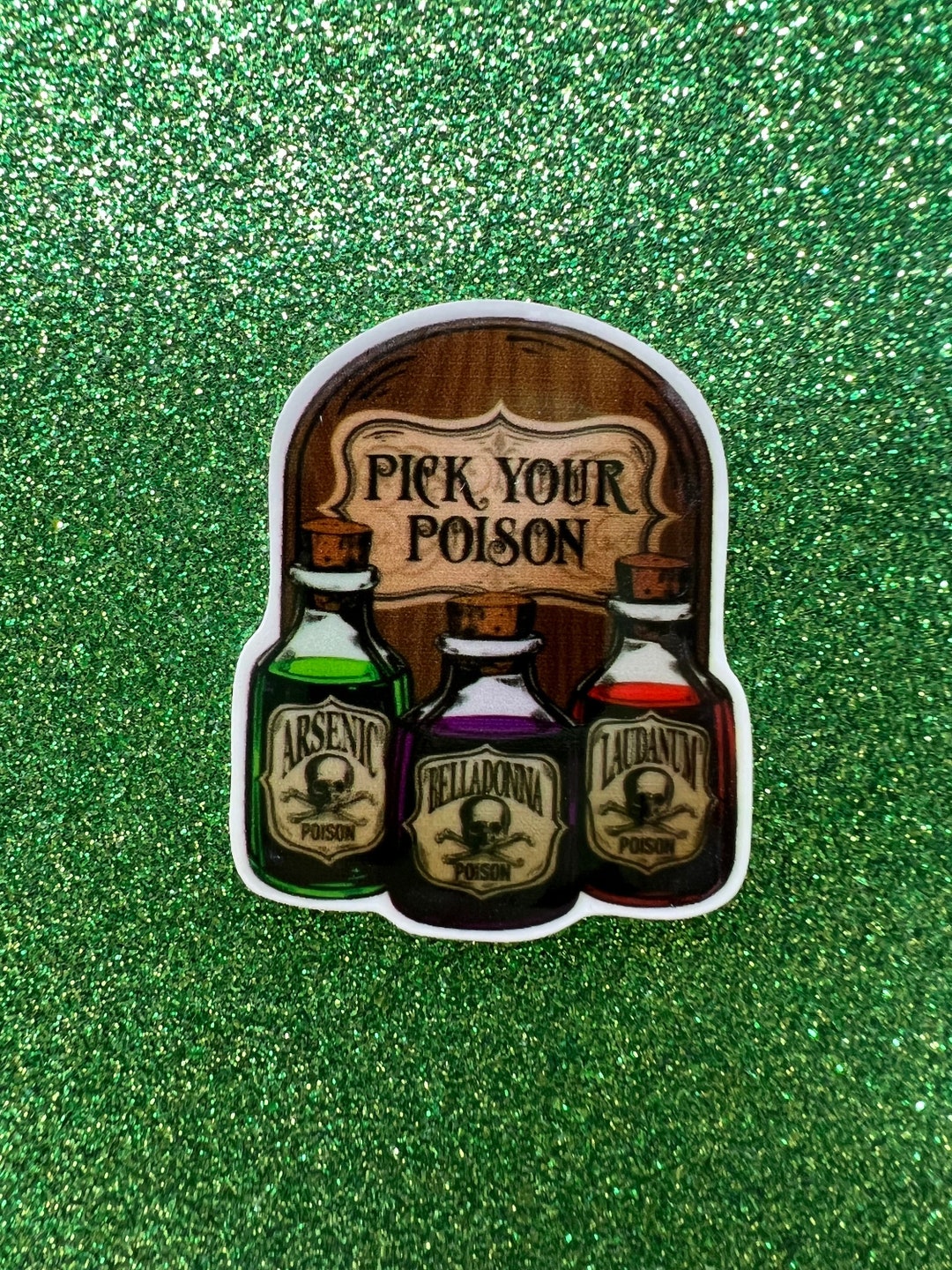 5pc Pick Your Poison, Potion, Wicked Witch, Planar Flatback, Resin ...