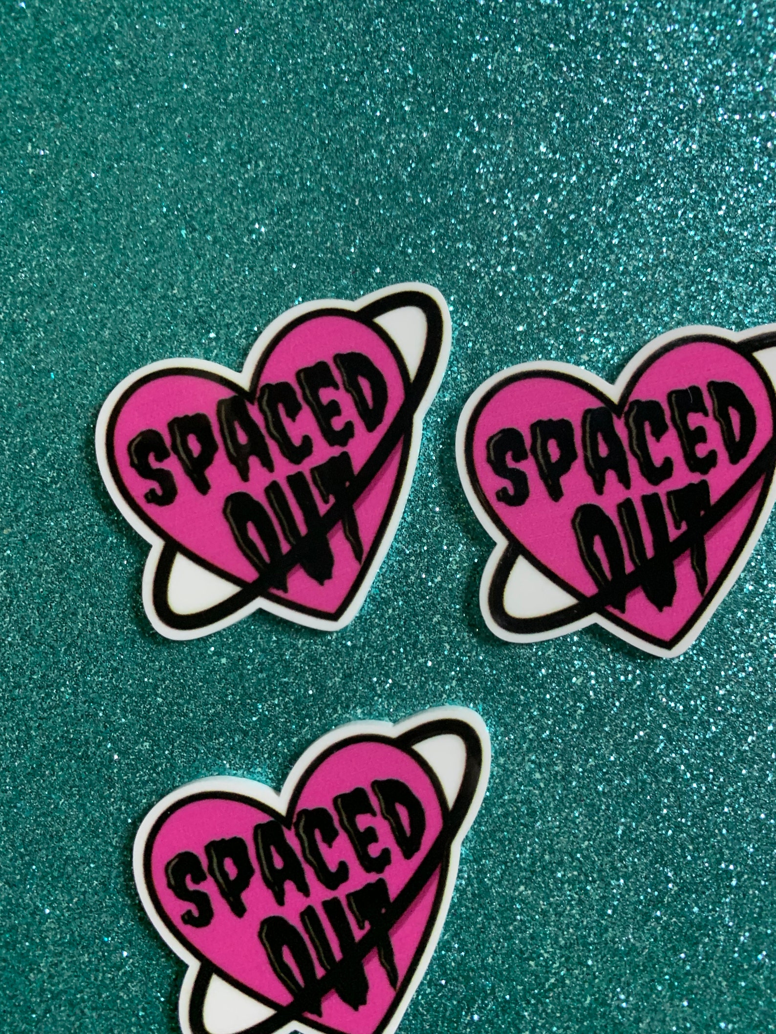 5pc. Spaced Out Planet Alien Abduction Planar Resin - Etsy