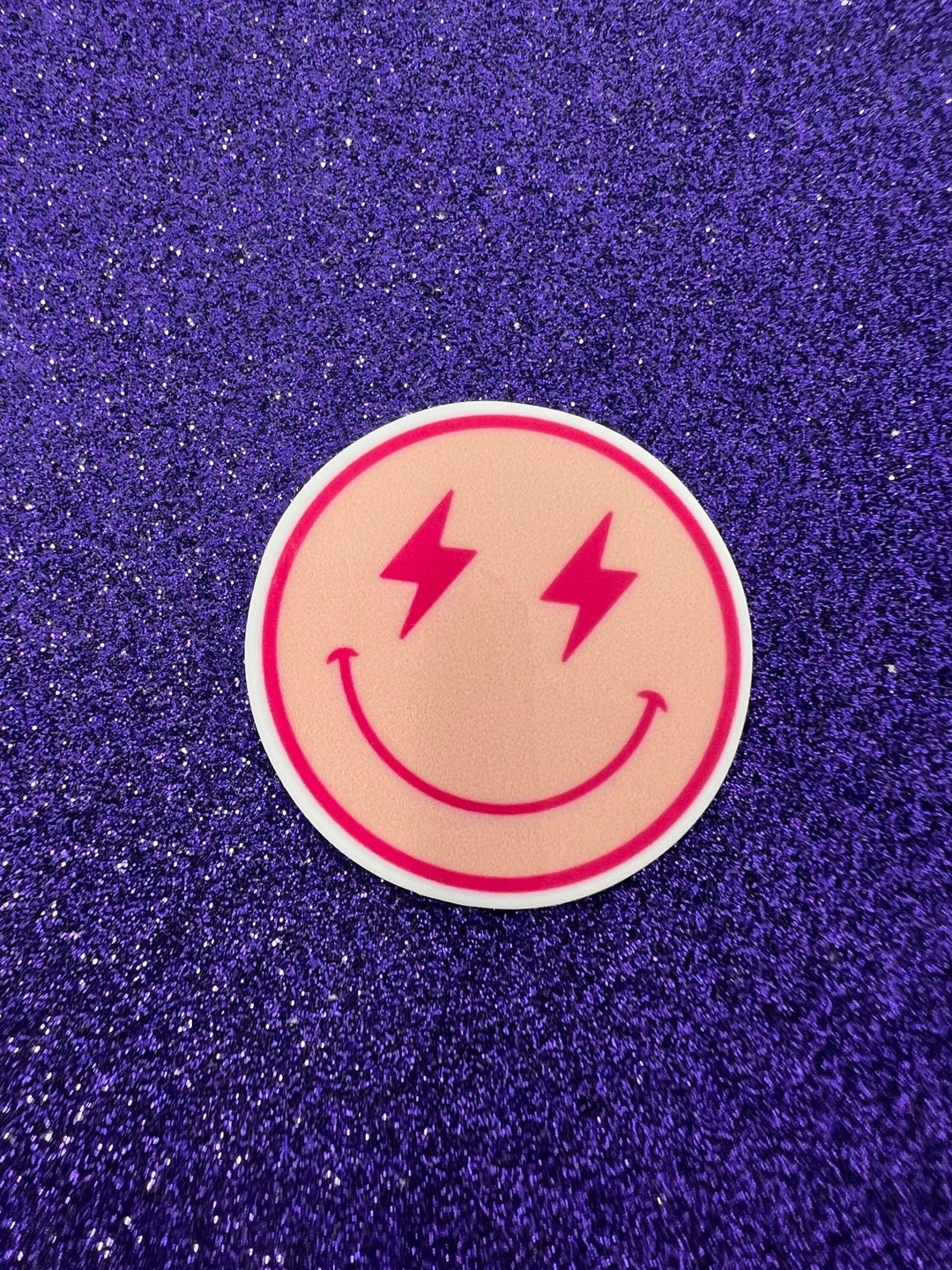 5pc Smiley Face, 70s, 60s, Resin Planar Flatback, Disco, Cabochon, Bow ...