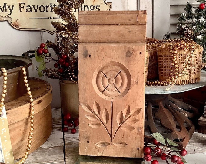 Architectural Salvage Eastlake Floral Plinth Block Interior Molding ...