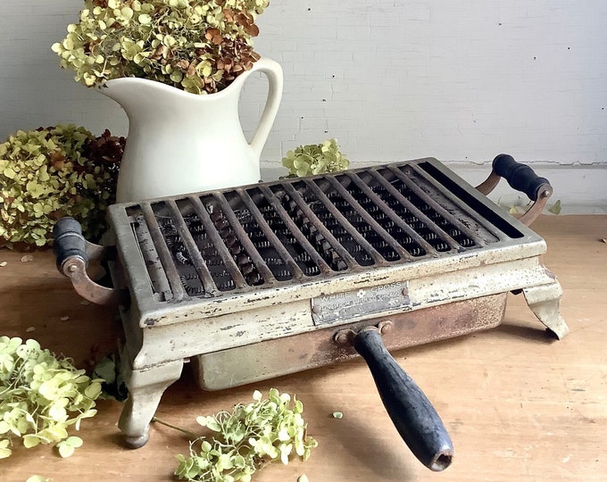 Vintage Antique White Cross Table Stove Electric Burner Hot Plate Pad ...